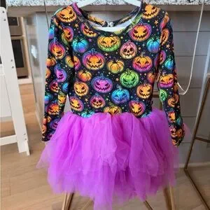 Little Bum Bums | Dresses | Bums Roses Bamboo Long Sleeve Tulle Tutu 3t ...